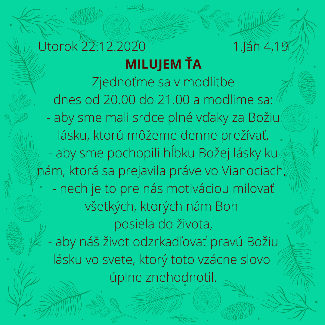 Milujem ťa